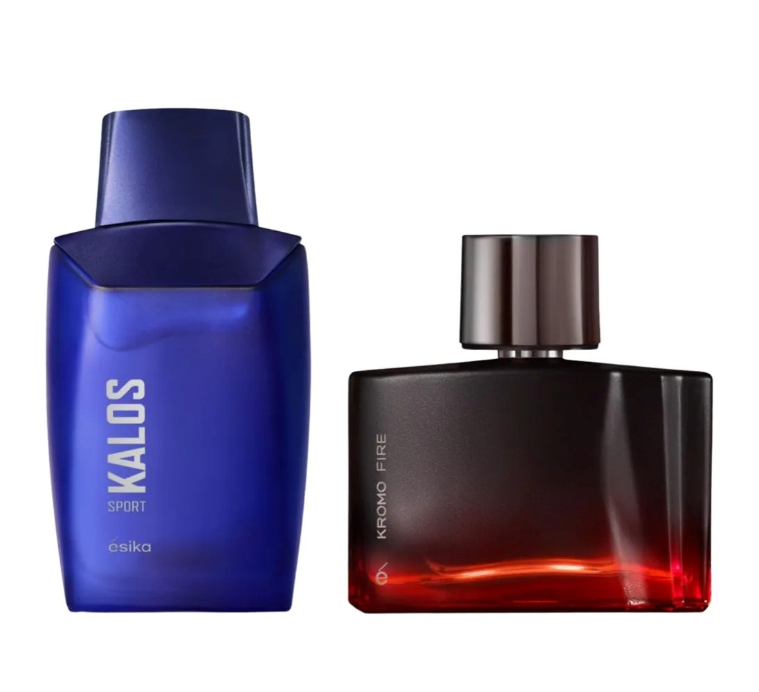 Set de Fragancias Kalos Sport y Kromo Fire de Esika