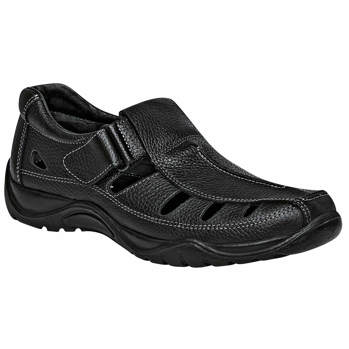 Vandana sandalia para hombre negro cod 67072-1