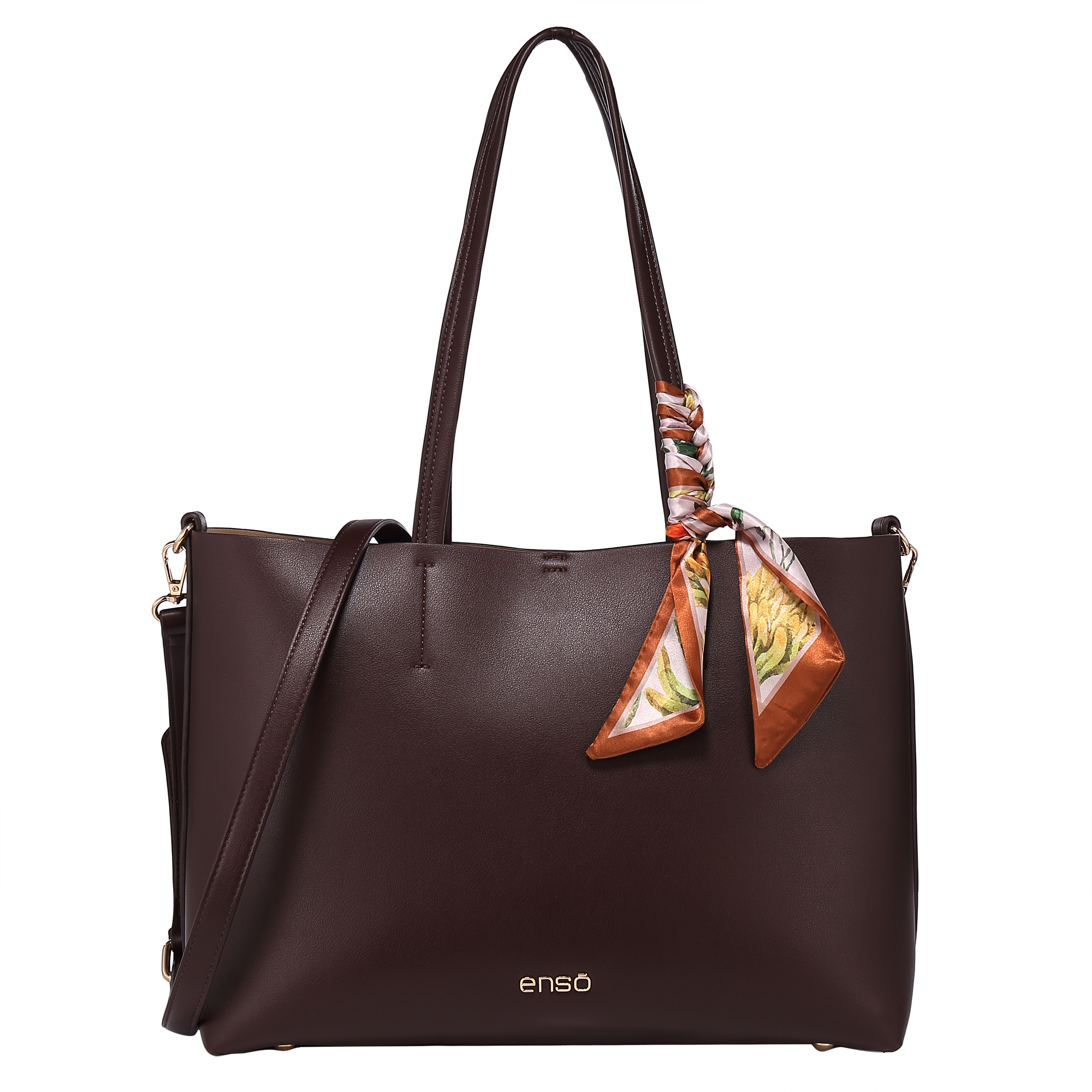 Set de Bolsas Tote Enso Mujer EB254113TTBR Chocolate