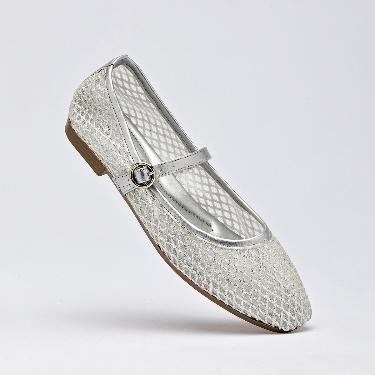FLATS Lady One PLATA TP-3612 MUJER