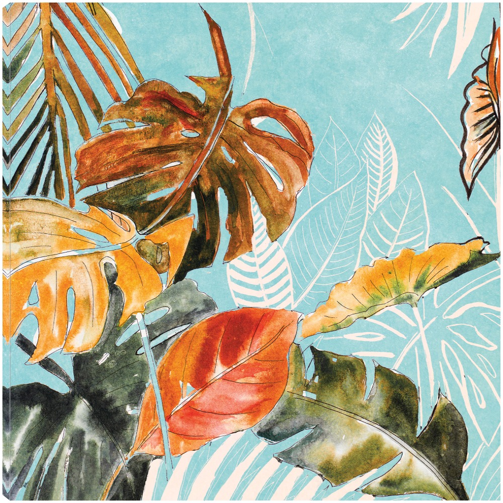 Cuadro decorativo - Canvas - Selva de Palmas sobre Azul II de Patricia ...