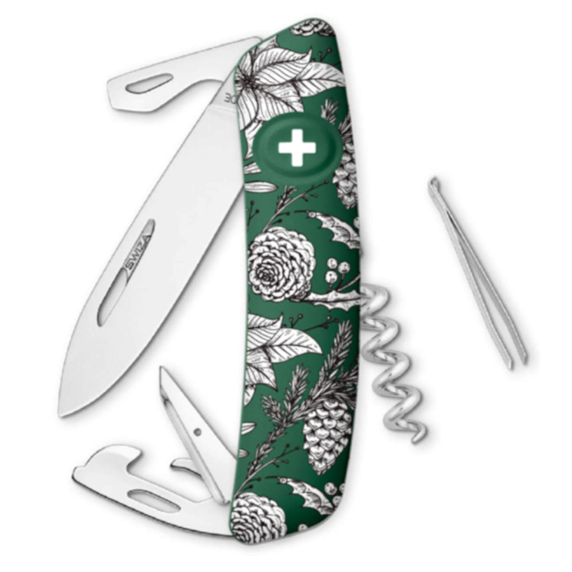 Navaja SWIZA KNB.0030.XO05 EDICION ESPECIAL Standard D03 WOOD WALK, 11 ...
