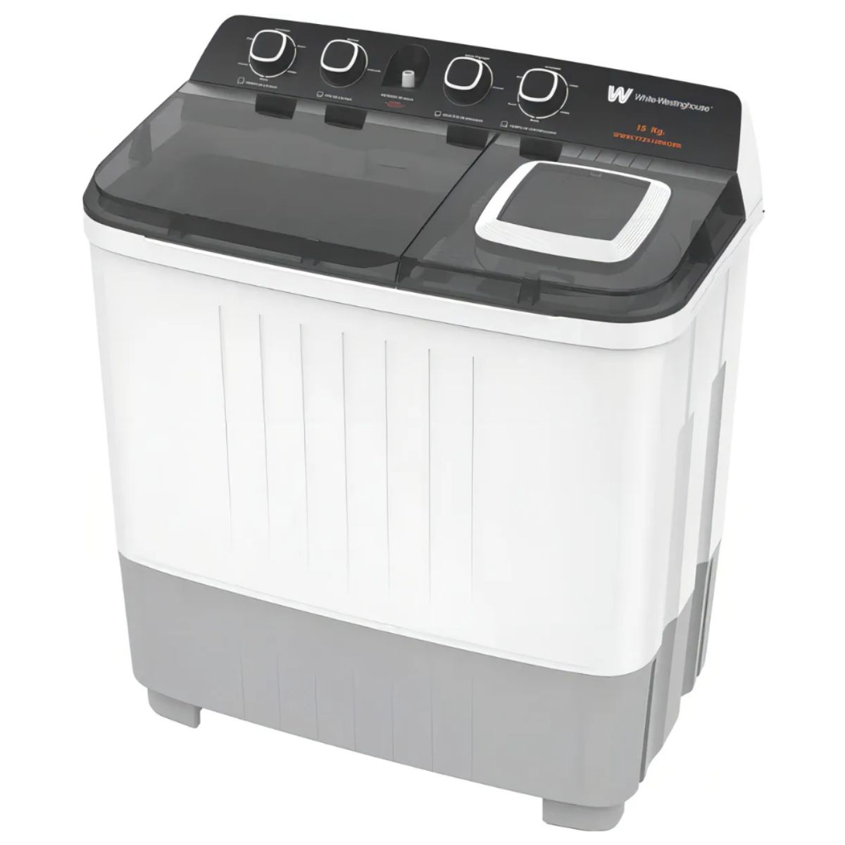 Lavadora Doble Tina 15Kg Blanco White-Westing House WWXCTT251006QBK