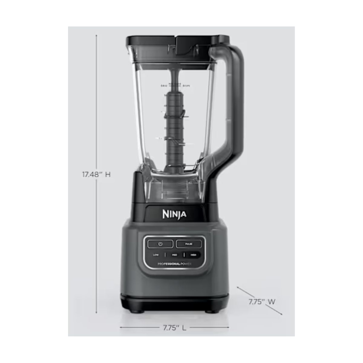 Licuadora Clásica 2.1L Color Gris Ninja BE200LAA