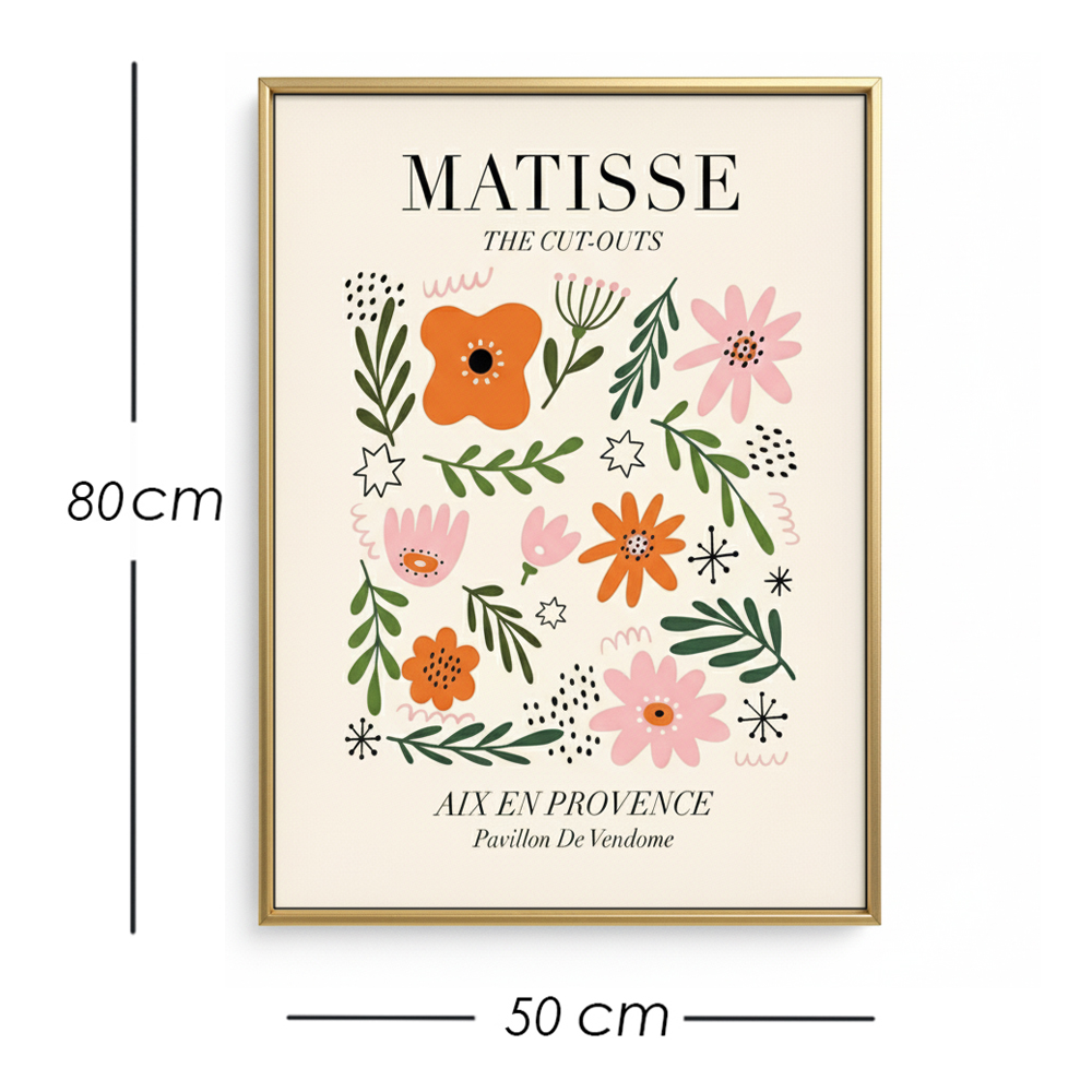 Ilios Innova | Cuadro Decorativo Floral Abstracto Matisse 1 ...