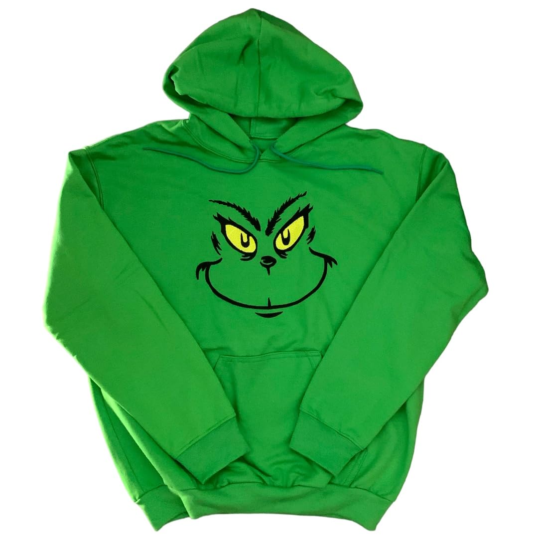 Sudadera Grinch Unisex Bordada Hoodie Cosplay Navidad varios modelos Adulto
