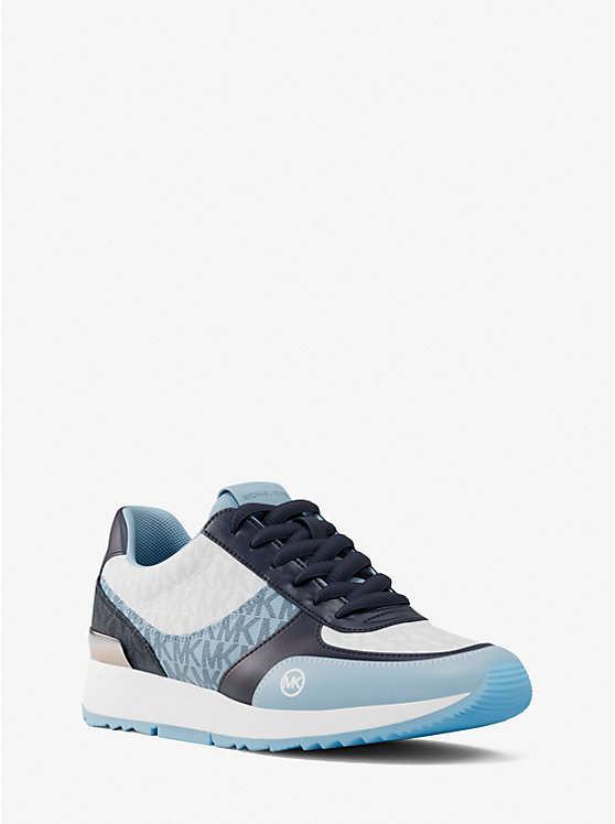 Tenis para Mujer Andi Mixed-Media Trainer Deportiva Pale Blue Multi