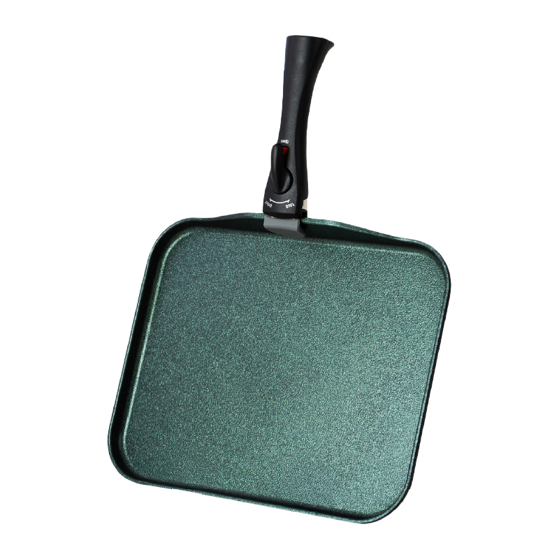 Comal Jade Innoble Rectangular Antiadherente con Mango Desmontable
