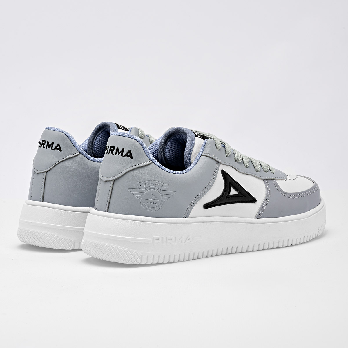TENIS CASUAL PIRMA PARA HOMBRE 5002 COLOR GRIS BLANCO