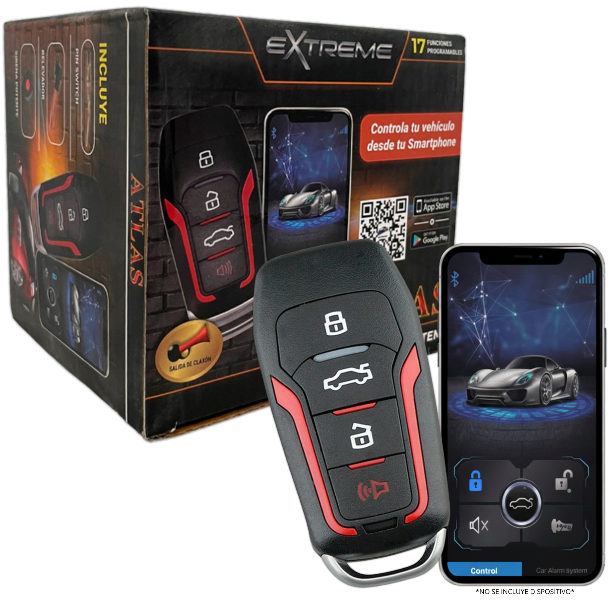 Alarma Extreme ATLAS BT 17 Funciones