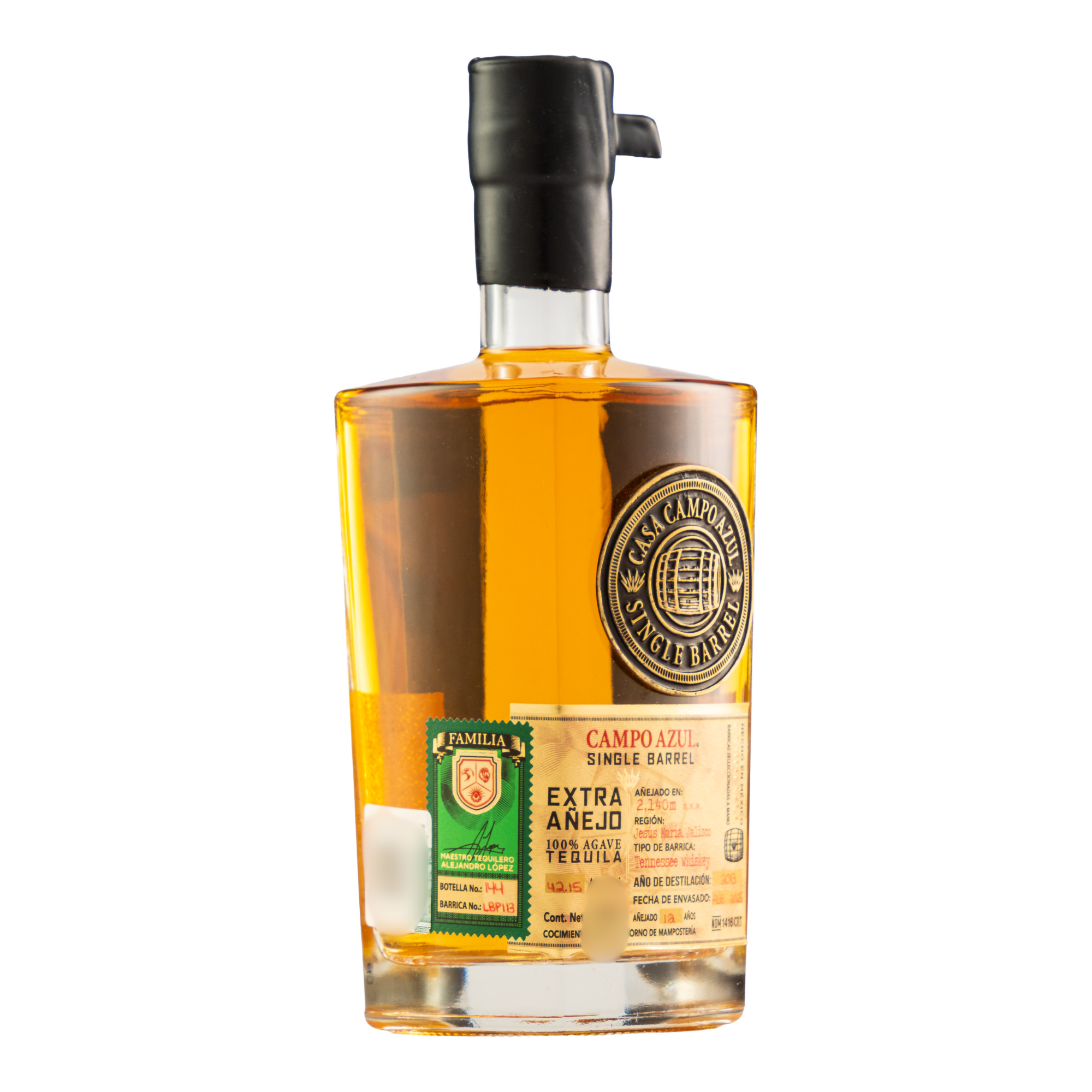Tequila Campo Azul Single Barrel Extra Añejo 750 Ml