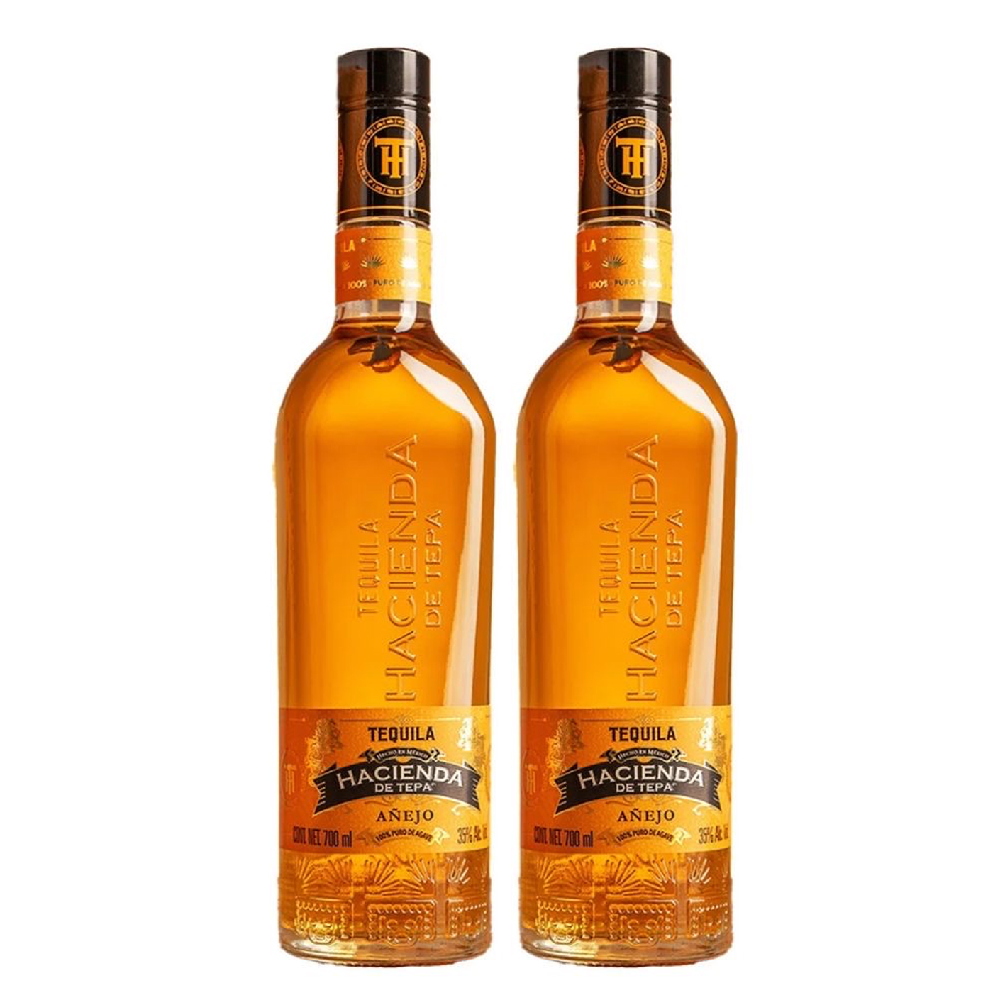 Duo Pack Tequila Hacienda de Tepa Añejo 700 Ml