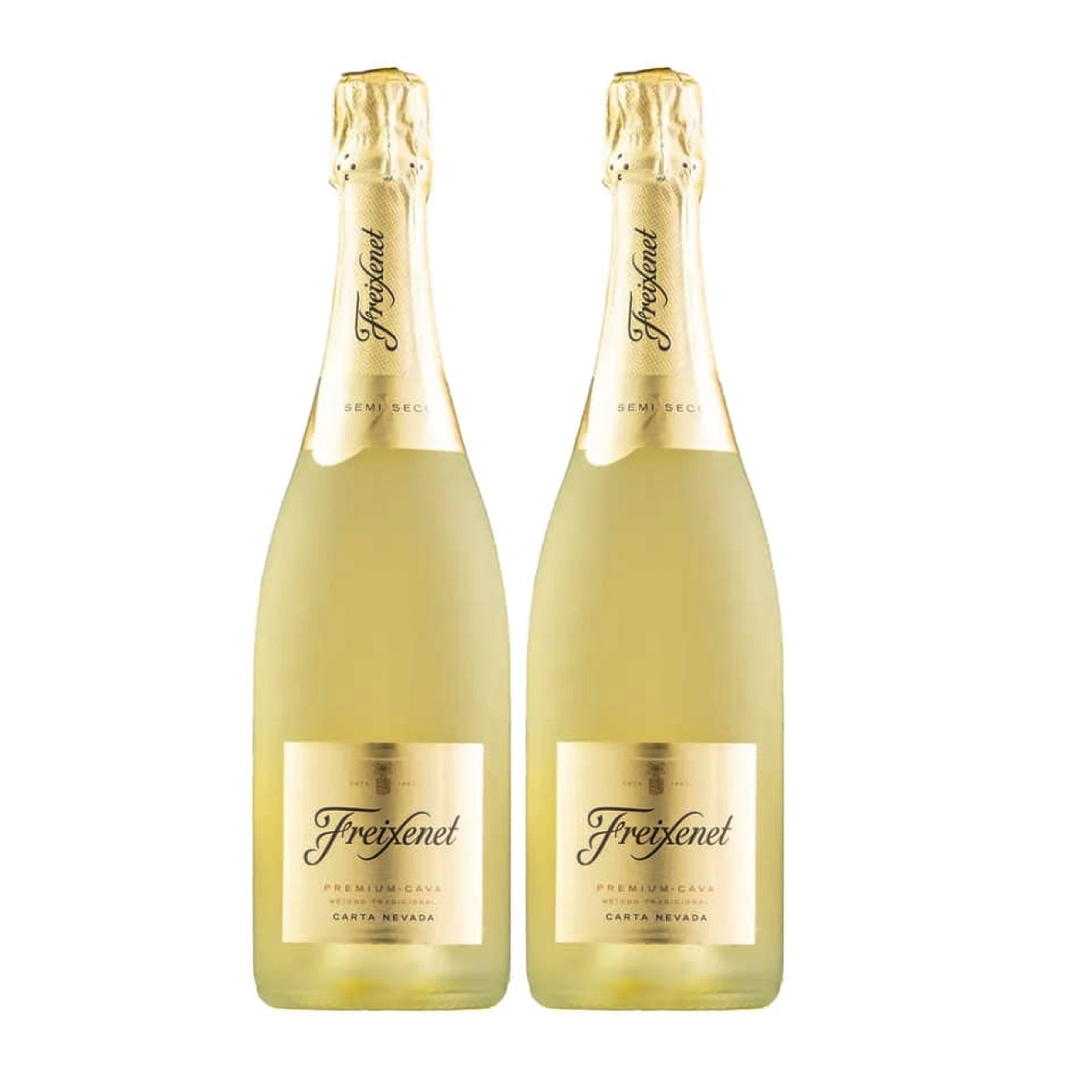 Duo Vino Espumoso Freixenet Carta Nevada Semi Seco 750ml