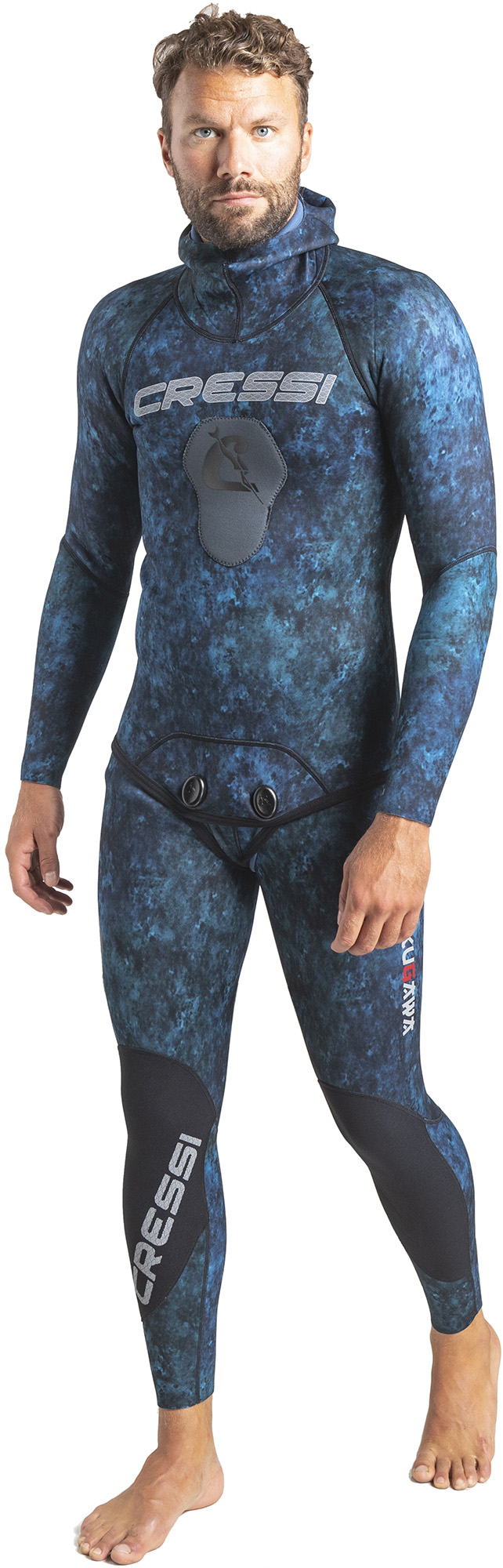 Traje Cressi Tokugawa 2PC 2mm Azul para Buceo