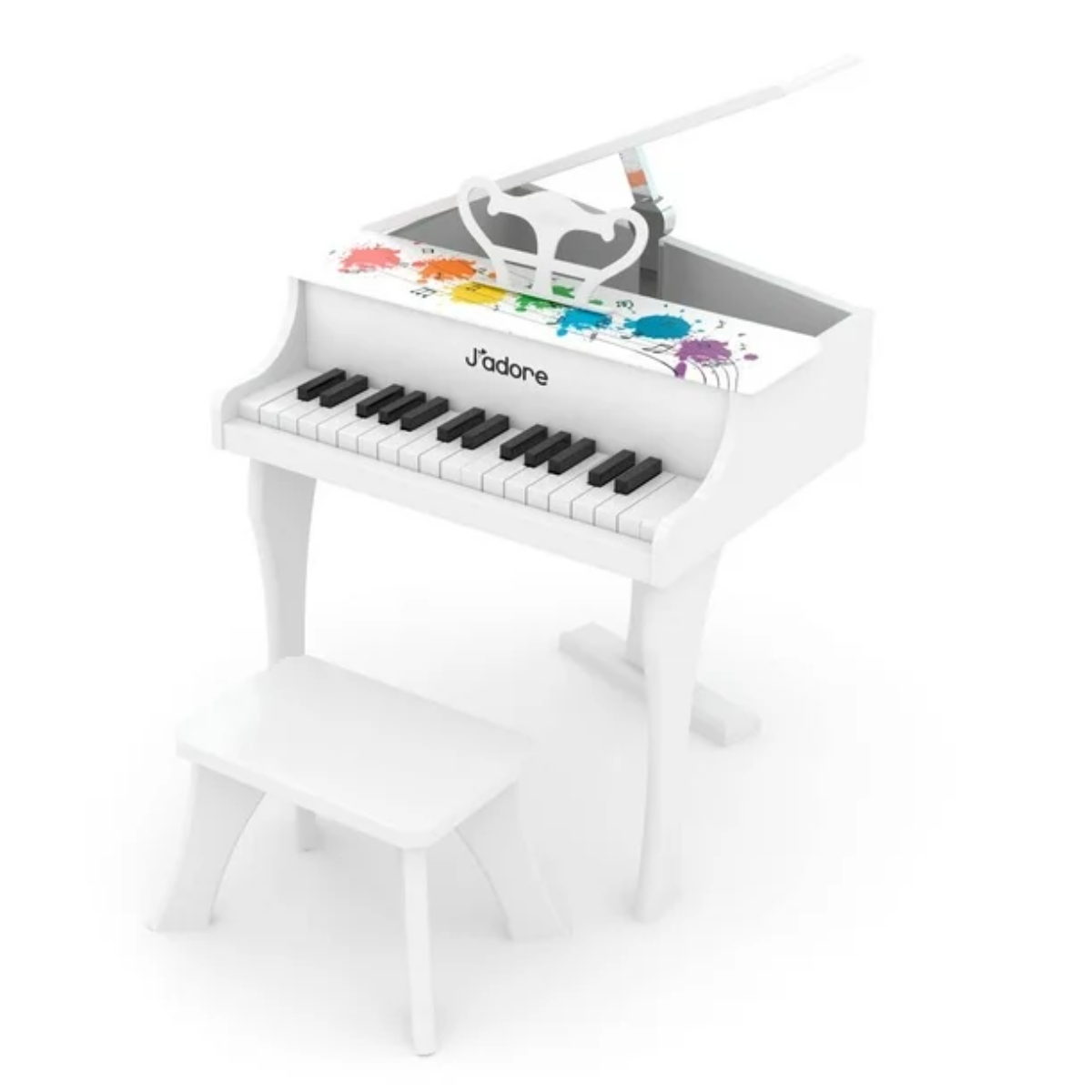 Mi Primer Piano J'Adore 72 x50 cm Piano Infantil de Madera + Asiento ...