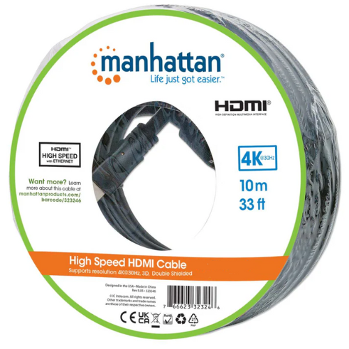 Cable HDMI 10m alta velocidad para TV, PC, consolas y proyectores ...