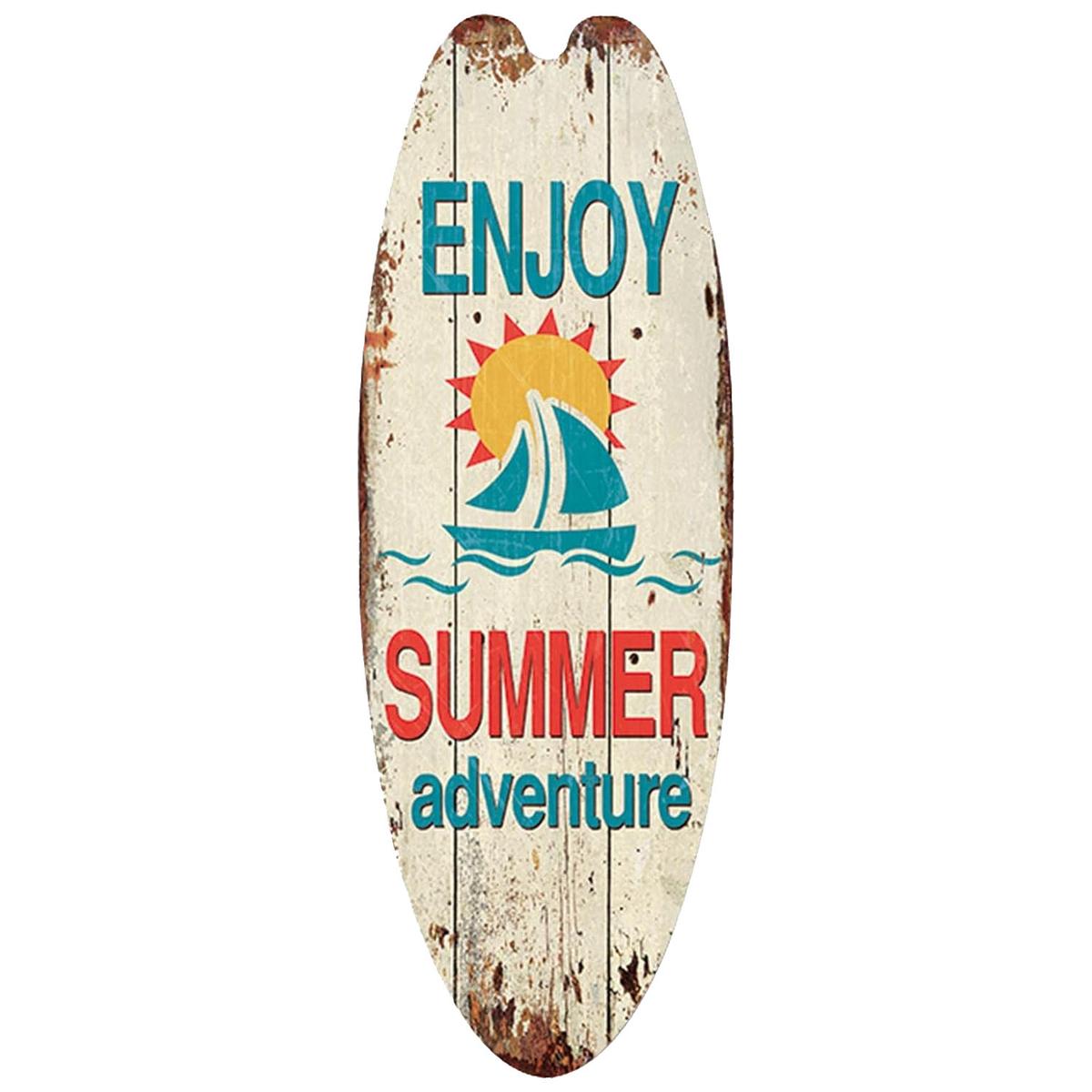 Letreros de Tablas de Surf MXRUS-001 1Pza 16x45cm Madera Tabla de Surf ...