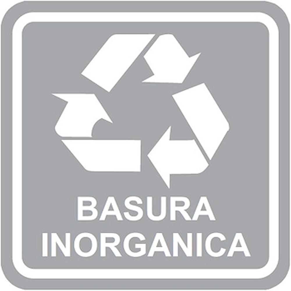 Letrero Indicativo MXSIS-033 25x25 cm Informativos Basura Inorgánica ...