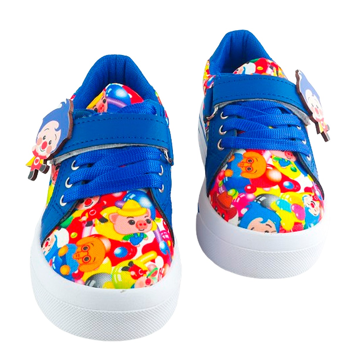Tenis Infantiles Payasito Niños Plim Plim Luces Led 1026-N-App