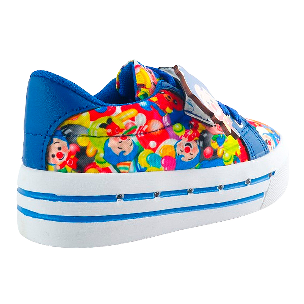 Tenis Infantiles Payasito Niños Plim Plim Luces Led 1026-N-App