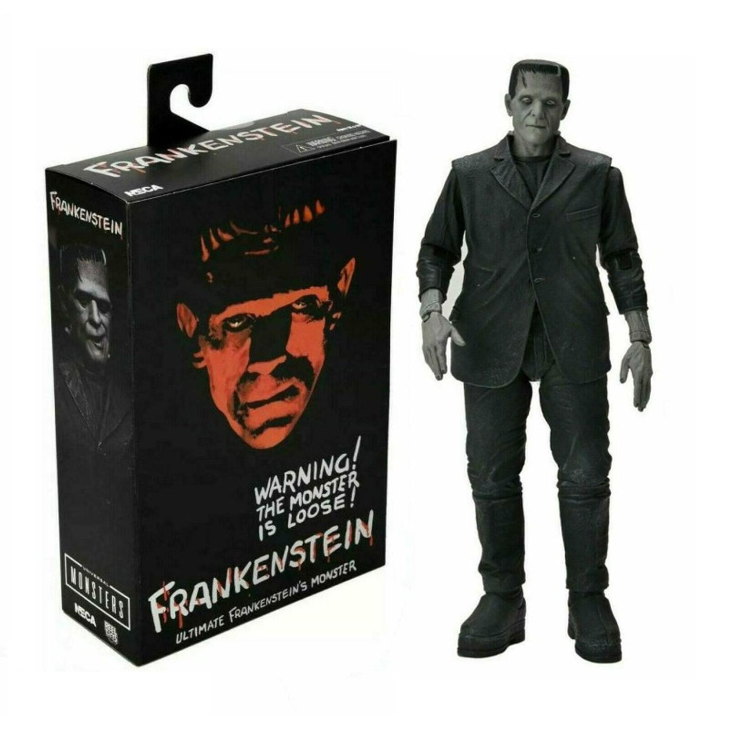 NECA Universal Monsters Frankenstein B&W #04805 Ultimate 7"