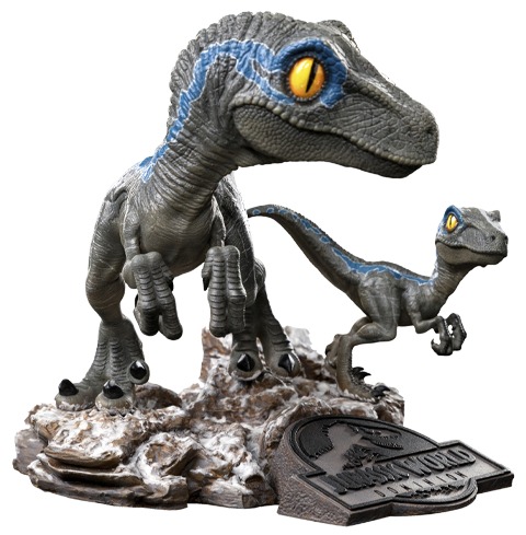 Blue y Beta – Estatua Minico de PVC – Jurassic World: Dominion por Iron ...
