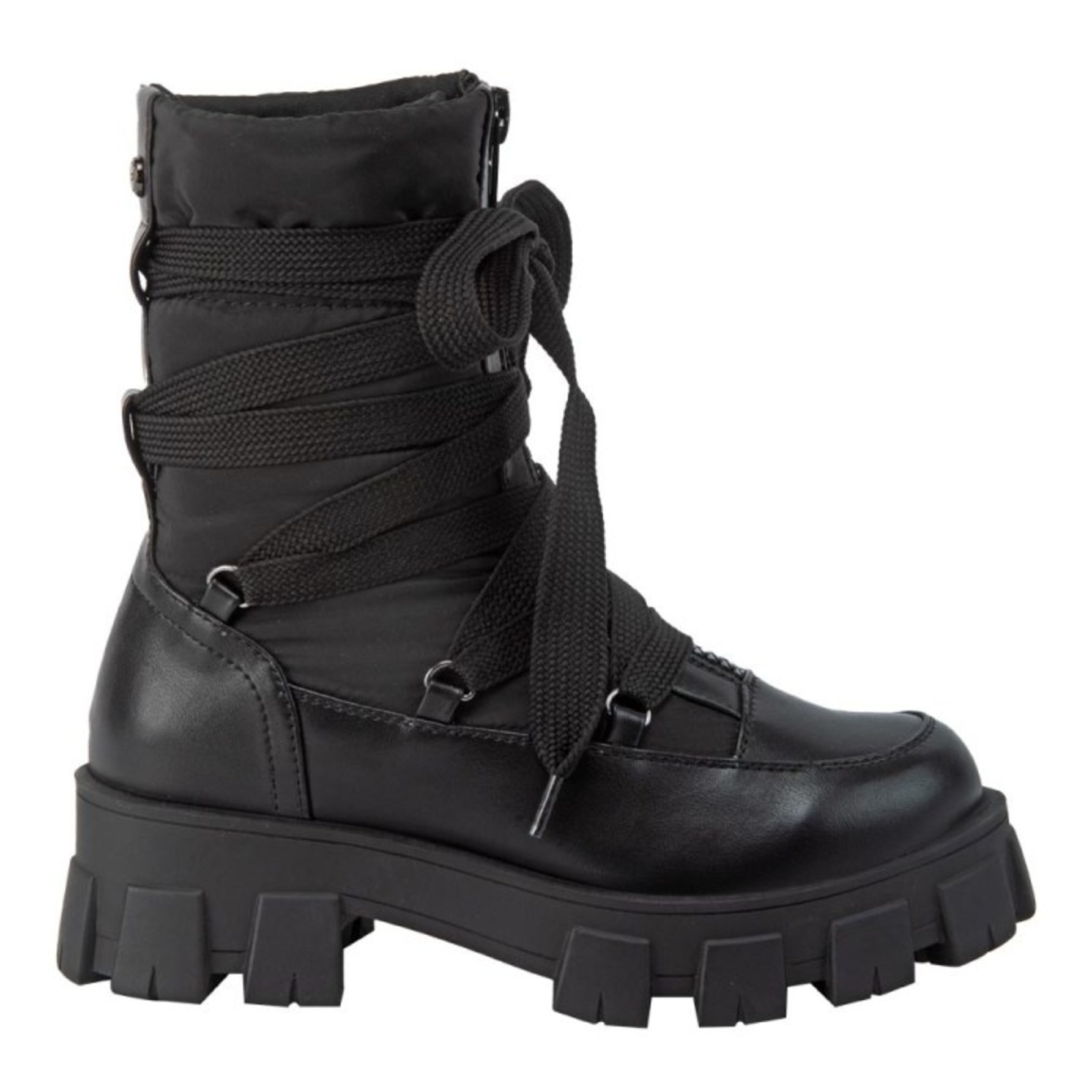 Bota de mujer, de plataforma, estilo Chunky, con acabado satín, color ...