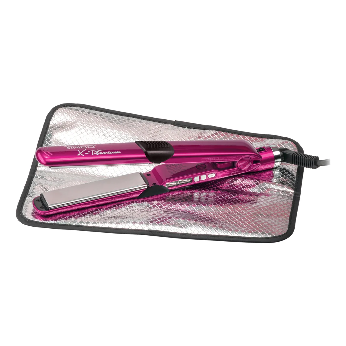 Plancha Digital Xtitanium Rosa 230°/450° modelo TIT-230 P marca TIMCO