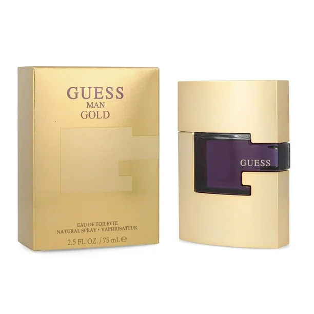 FRAGANCIA GUESS MAN GOLD EDT 75ML para caballero
