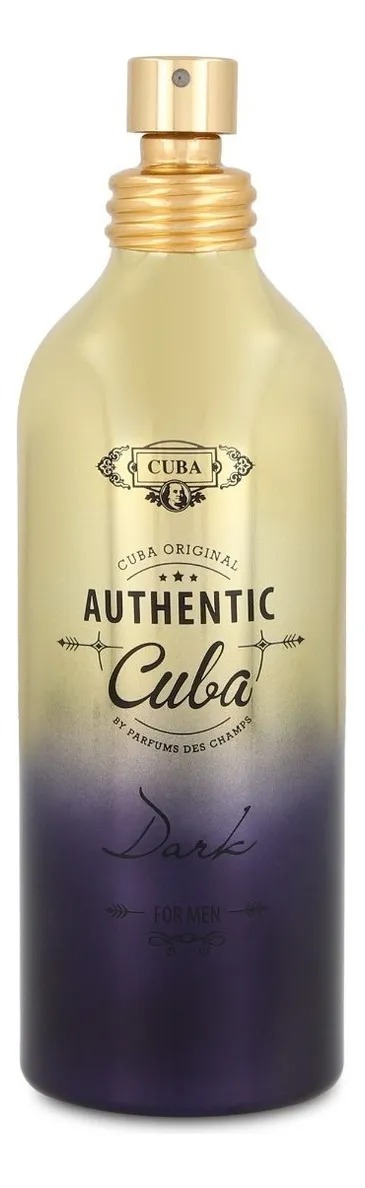 Fragancia Cuba Authentic Dark EDT 100 ML para caballero