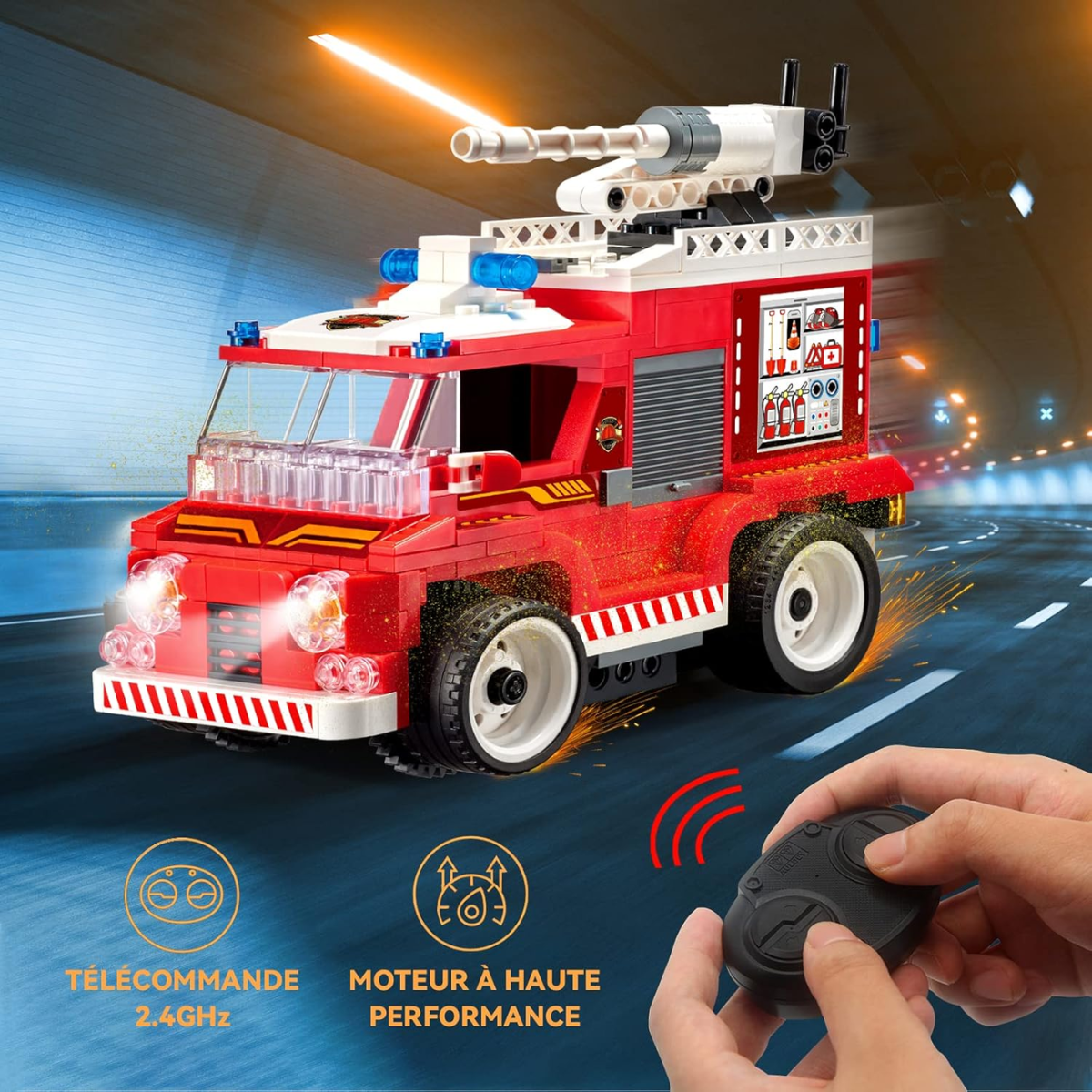WISE BLOCK RADIO CONTROL CAMION DE EMERGENCIA Modelo EU389045