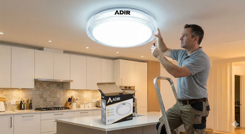 Plafón LED Decorativo ADIR Viru 10079 48 W | Iluminación Potente y ...