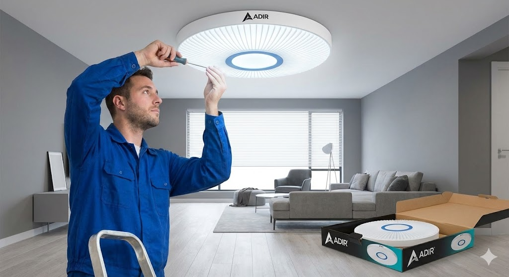 Plafón LED Decorativo ADIR Alsuri 10080 48 W | Iluminación Moderna y ...