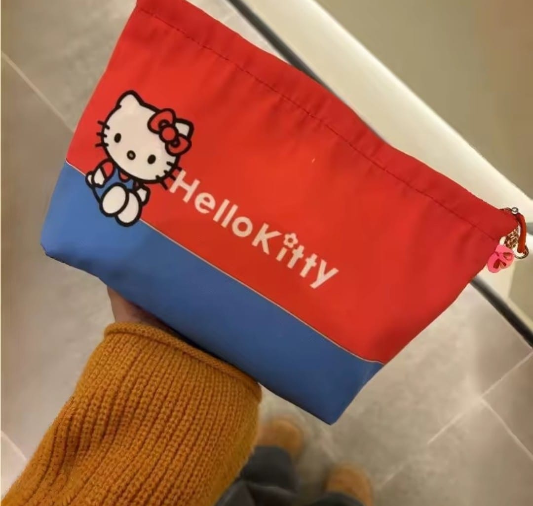 Hello Kitty Cosmetiquera, bolsa de cosmeticos, neceser amplio