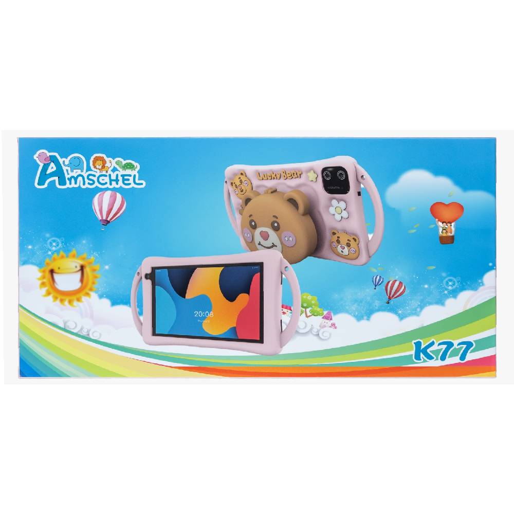 TABLET AMSCHEL K77 PARA NIÑOS 7" CAMARA 5 MP | Android 13 | 64 GB ...