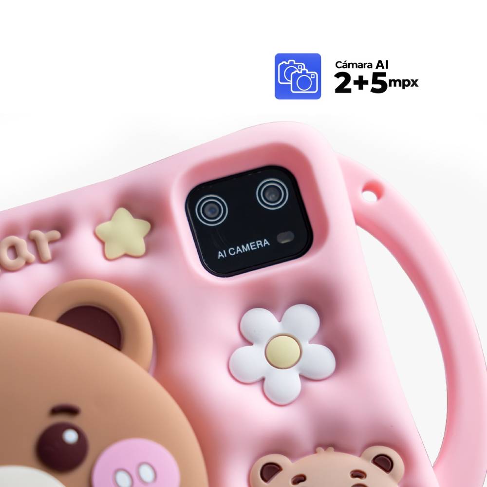 TABLET AMSCHEL K77 PARA NIÑOS 7" CAMARA 5 MP | Android 13 | 64 GB ...