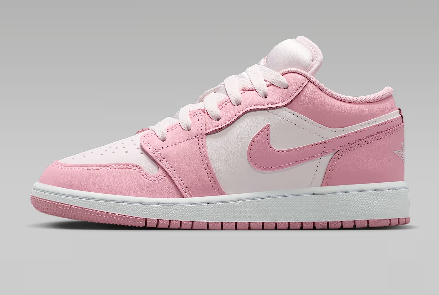 Tenis Air Jordan 1 Low Rosa Mujer Tallas #22.5 al #25