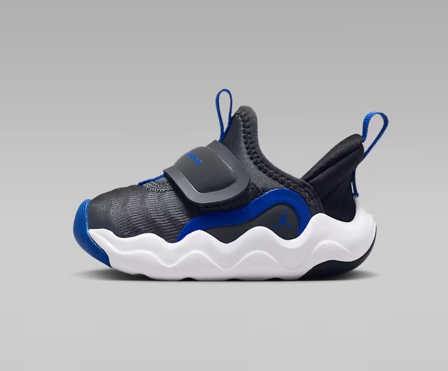 Tenis Jordan 23/7.2 EasyOn Negro/azul Bebes Tallas #8 al #10