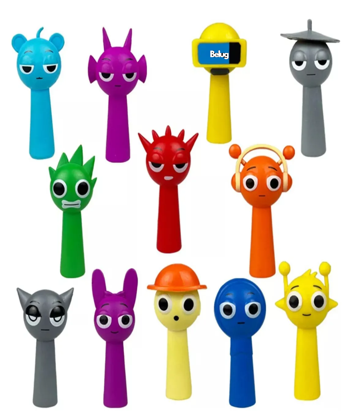 "12 Pcs Sprunki Rhythm Box Figuras Juguetes Juguetes