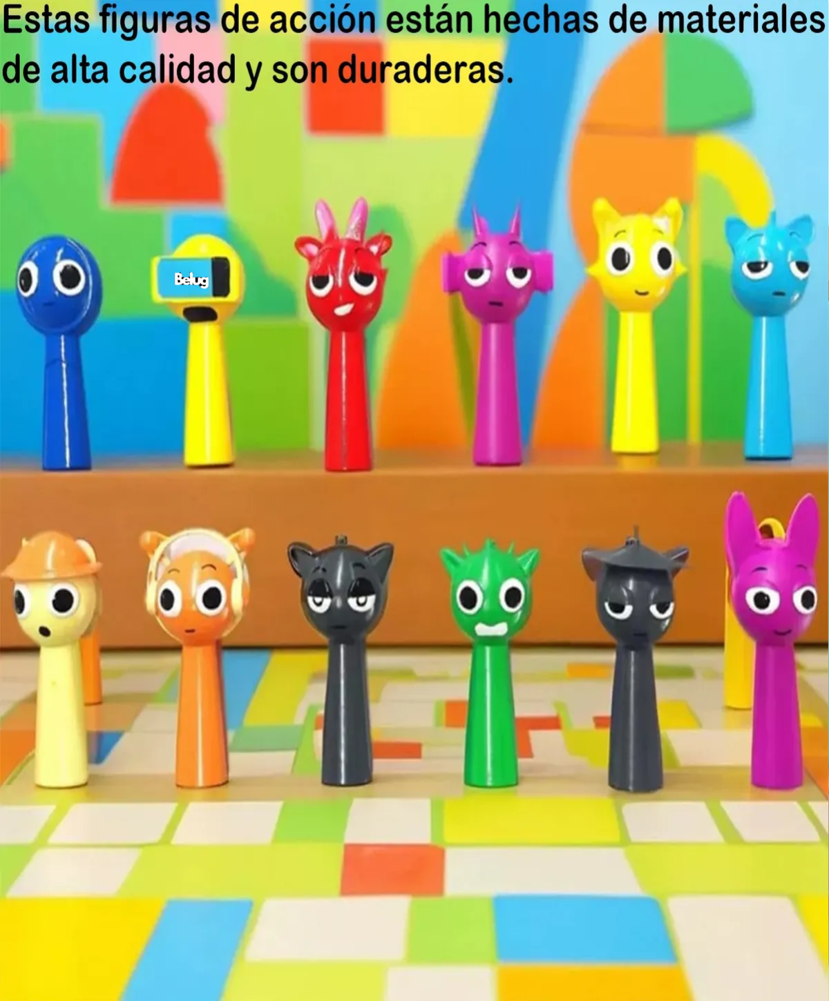 "12 Pcs Sprunki Rhythm Box Figuras Juguetes Juguetes