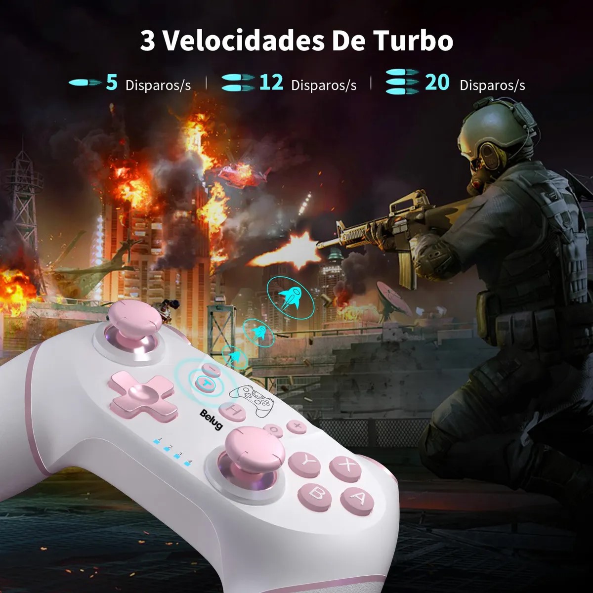 Control Inalambrico Gamepad Y Joystick Para Nintendo Switch 2/ Switch ...