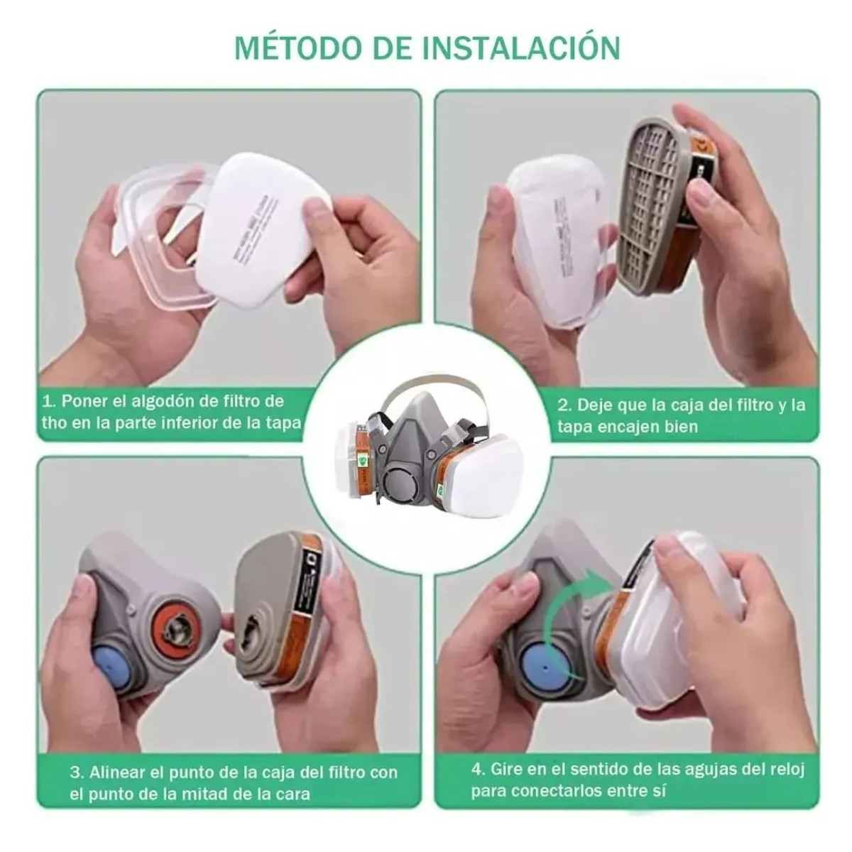 Prefiltro N95 5n11 Filtros Cartuchos 6200/6800 60piezas 5n11