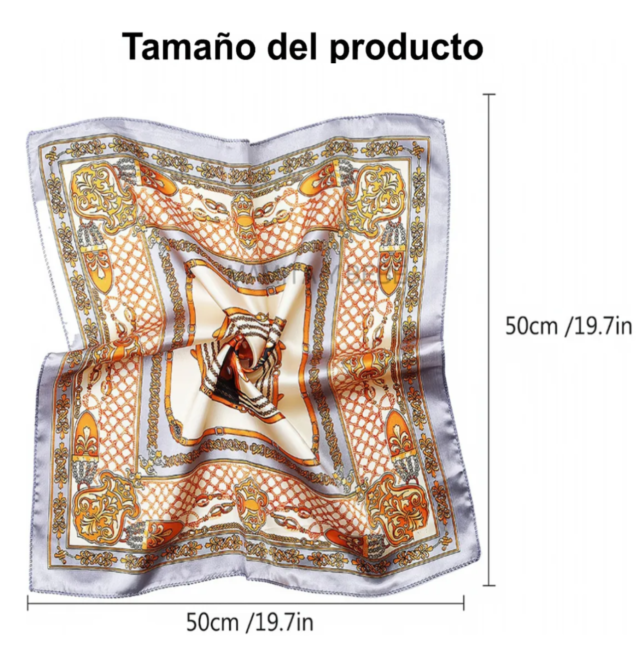 Mascadas de Seda Para La Cabeza para dama Colores surtidos