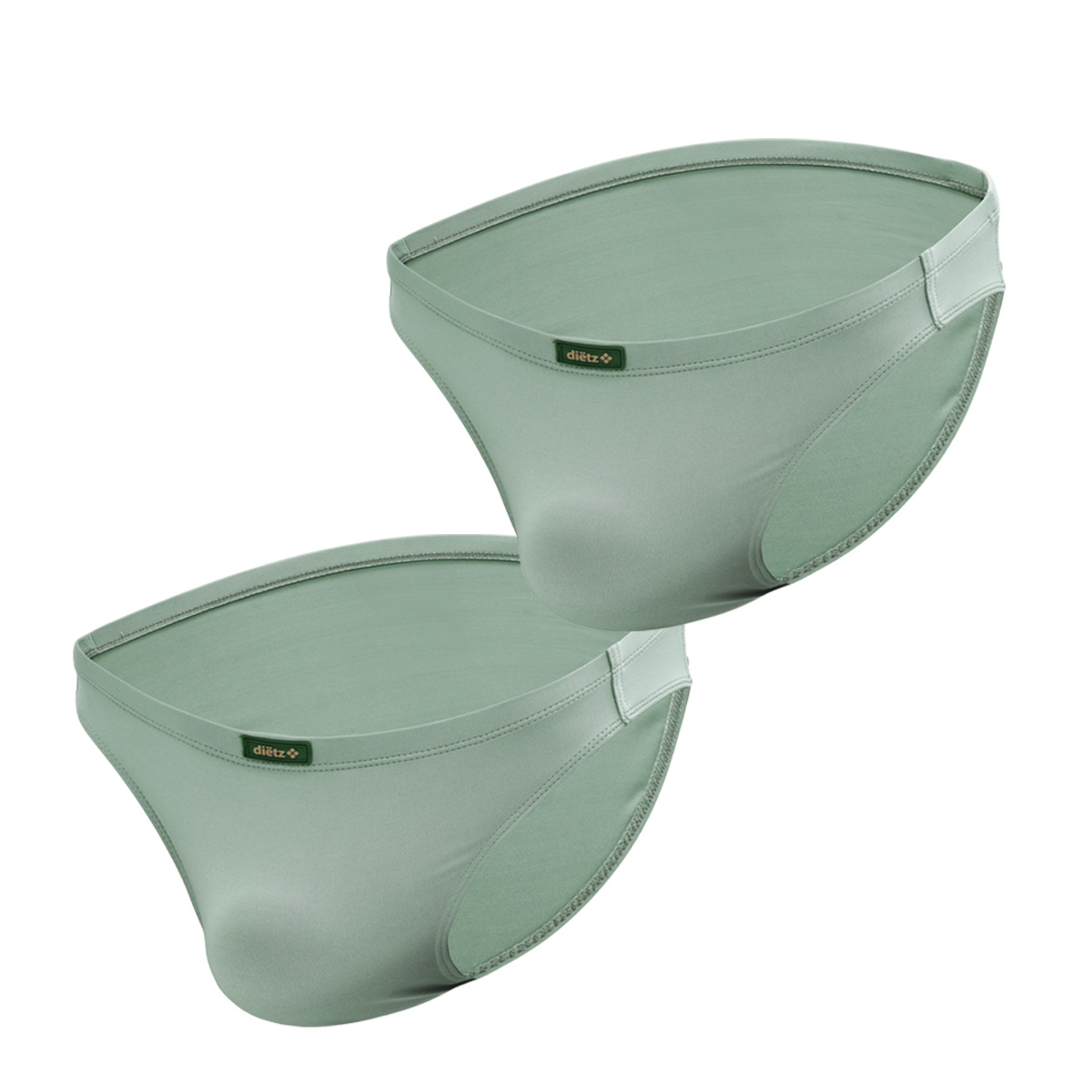Set De 2 Trusas Dietz Para Hombre Comodas Verde Claro