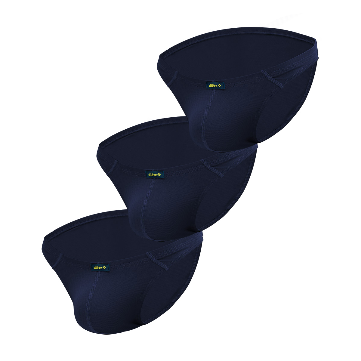 Set De 3 Trusas Para Hombre Warrior Dietz Casual Y Moderno Azul Marino