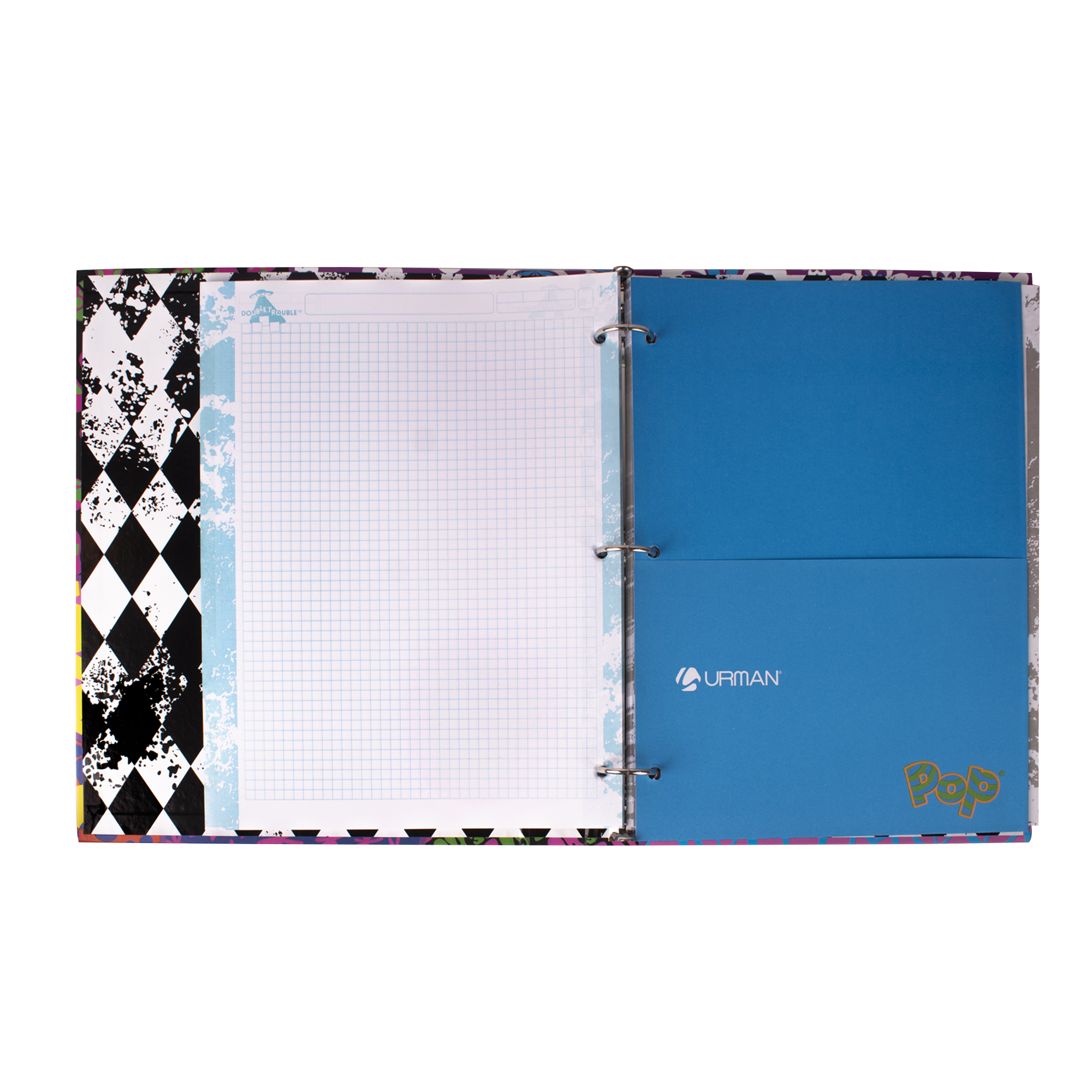 Carpeta Profesional Pasta Dura Edna Peace and love Cuadro chico 100 hojas