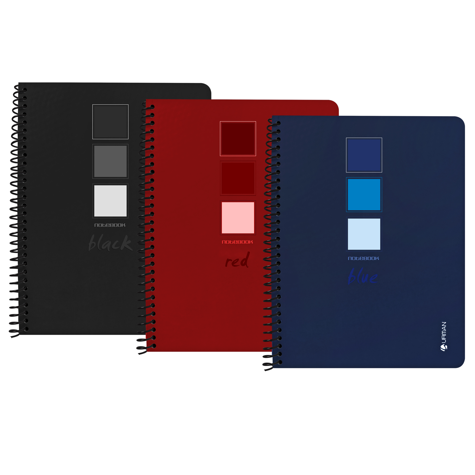Cuaderno profesional kit Mixto 3 piezas Urman Raya Cuadro Grande y ...