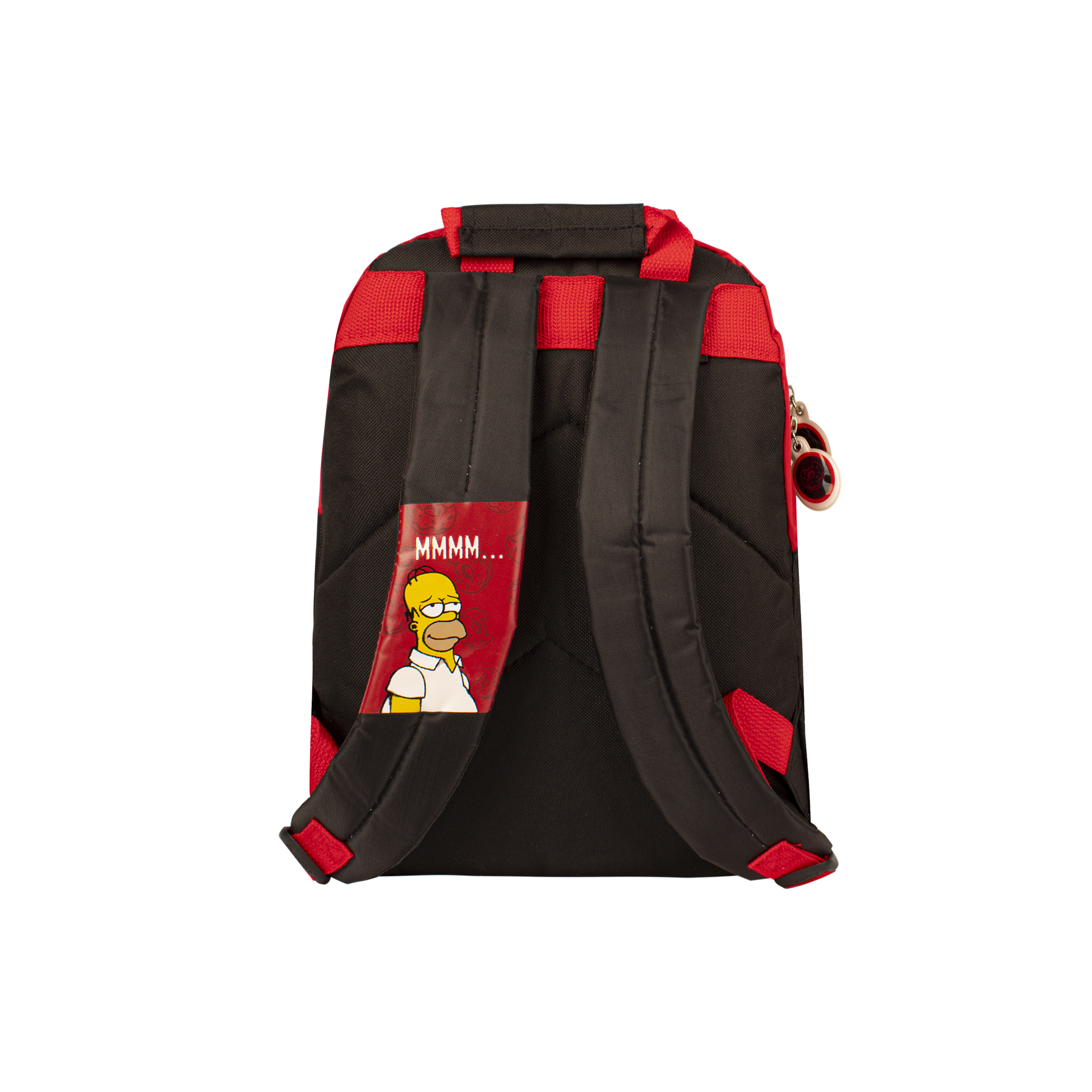 Mochila Escolar Infantil Los Simpsons Homero Original Rojo