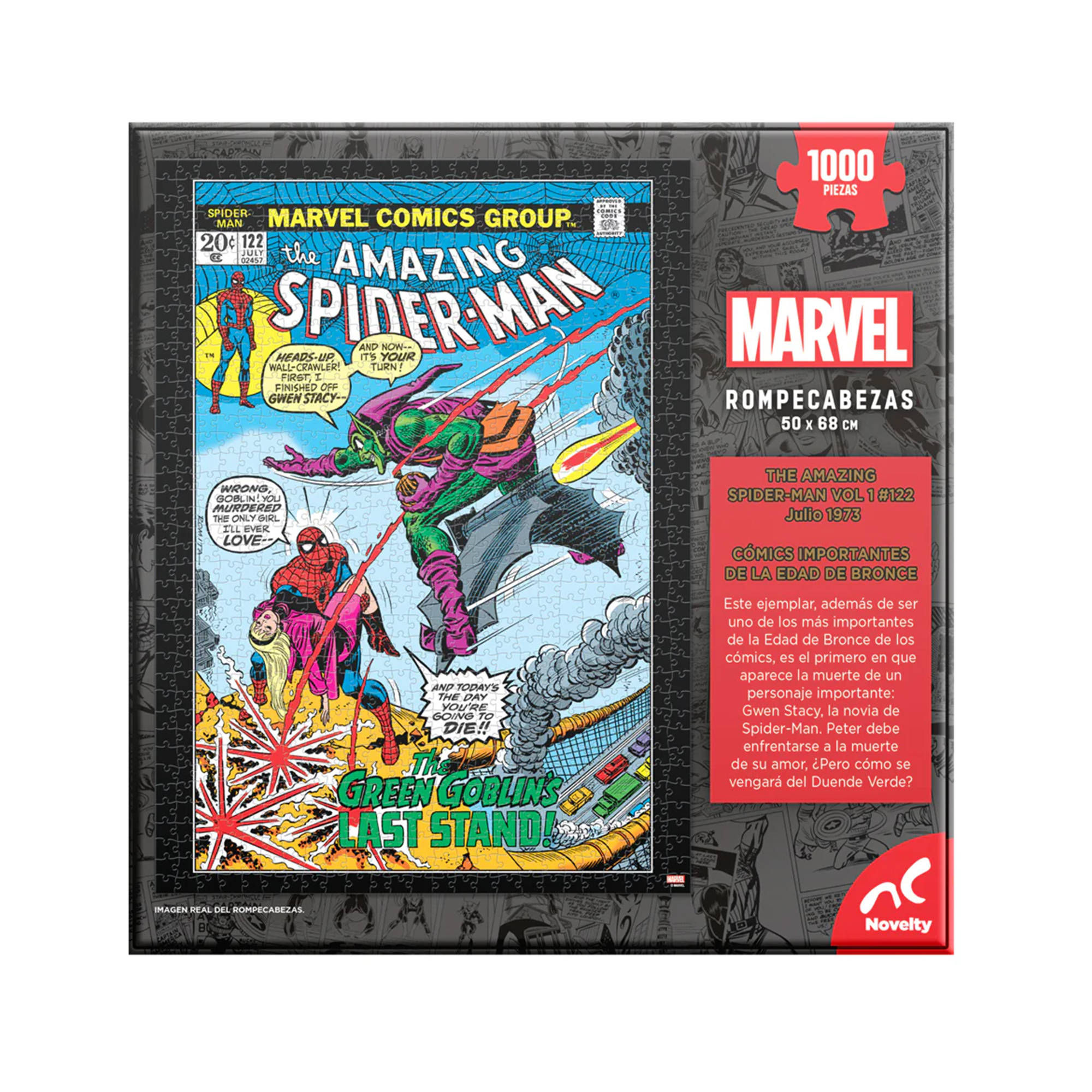 Rompecabezas Coleccionable Comic Amazing Spider-man 1000 pz Marvel