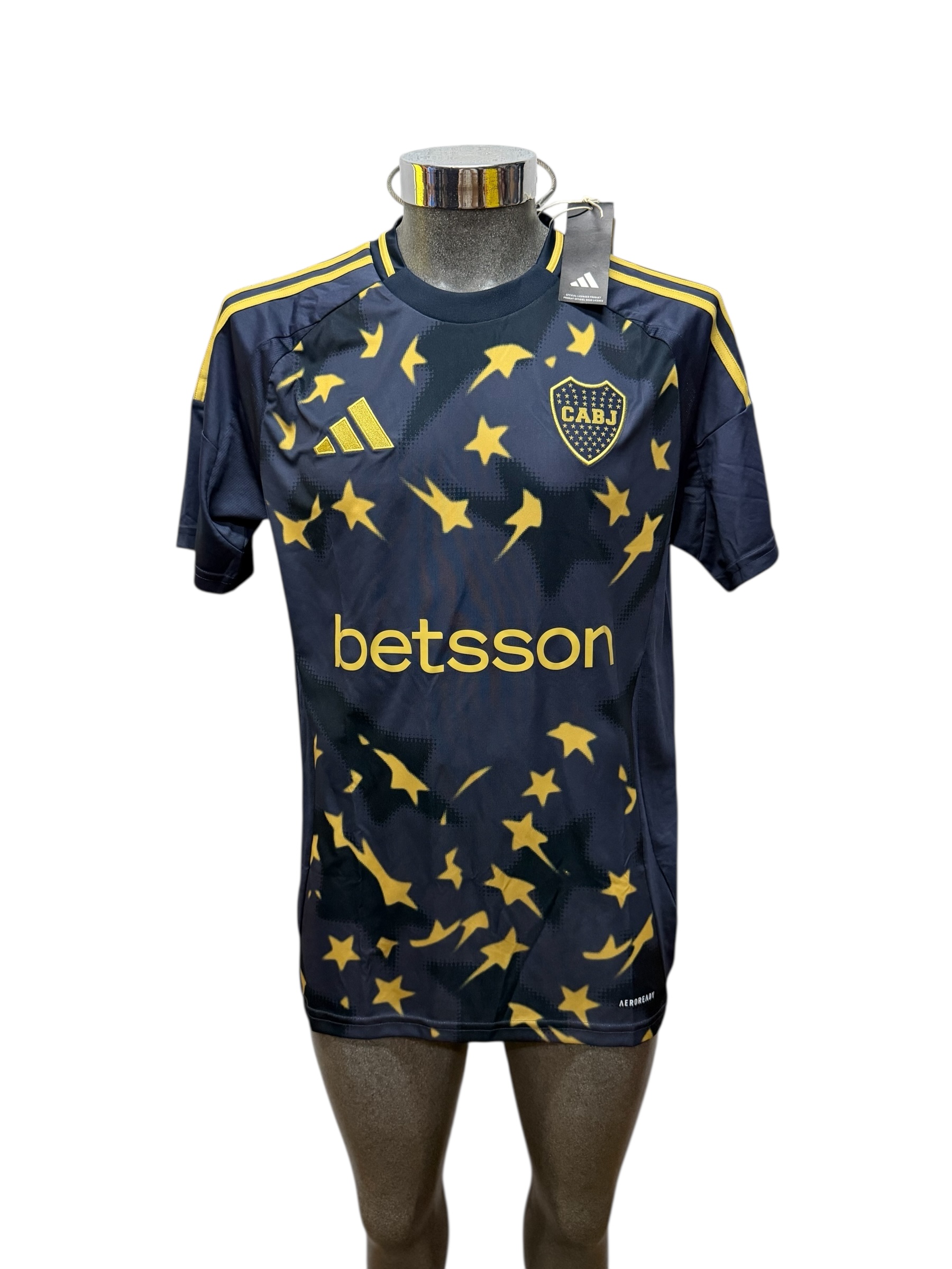 Jersey Original Adidas del Boca Juniors de Argentina gala 3era 2025 IV8205